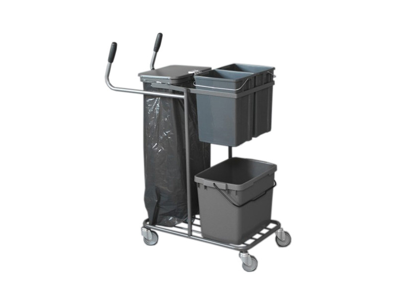 Rullestativ kombi 1 x 60 L - 1 x 25 L - 2 x 10 L - Total Holding AS